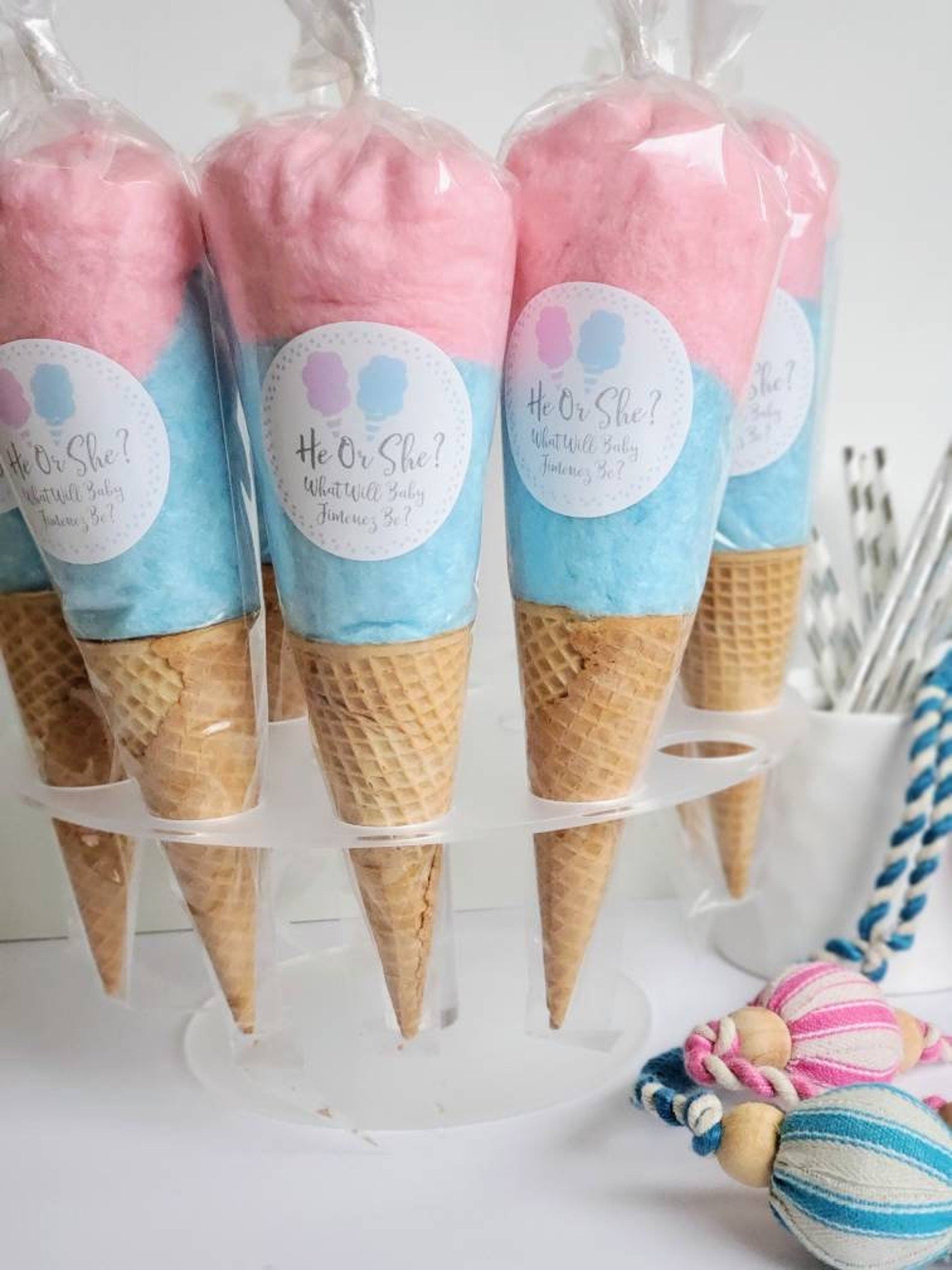 Cotton Candy Cone